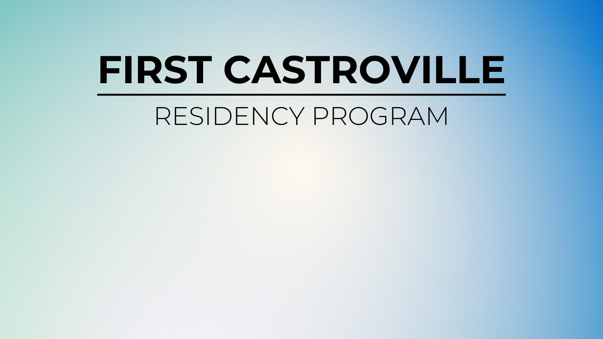 Lead Yourself - First Castroville